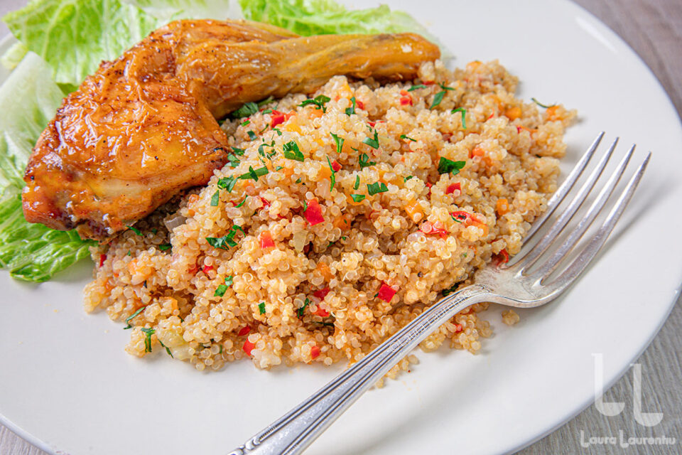 Pilaf de quinoa cu legume - rețetă simplă de garnitură sănătoasă ...
